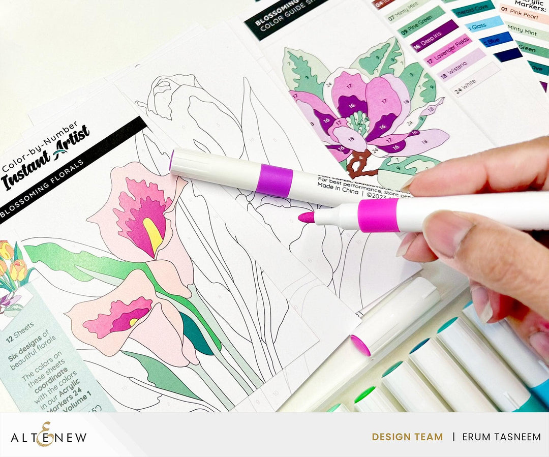 paint marker coloring pages