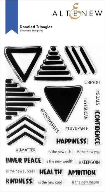 Doodled Triangles Stamp Set | Altenew