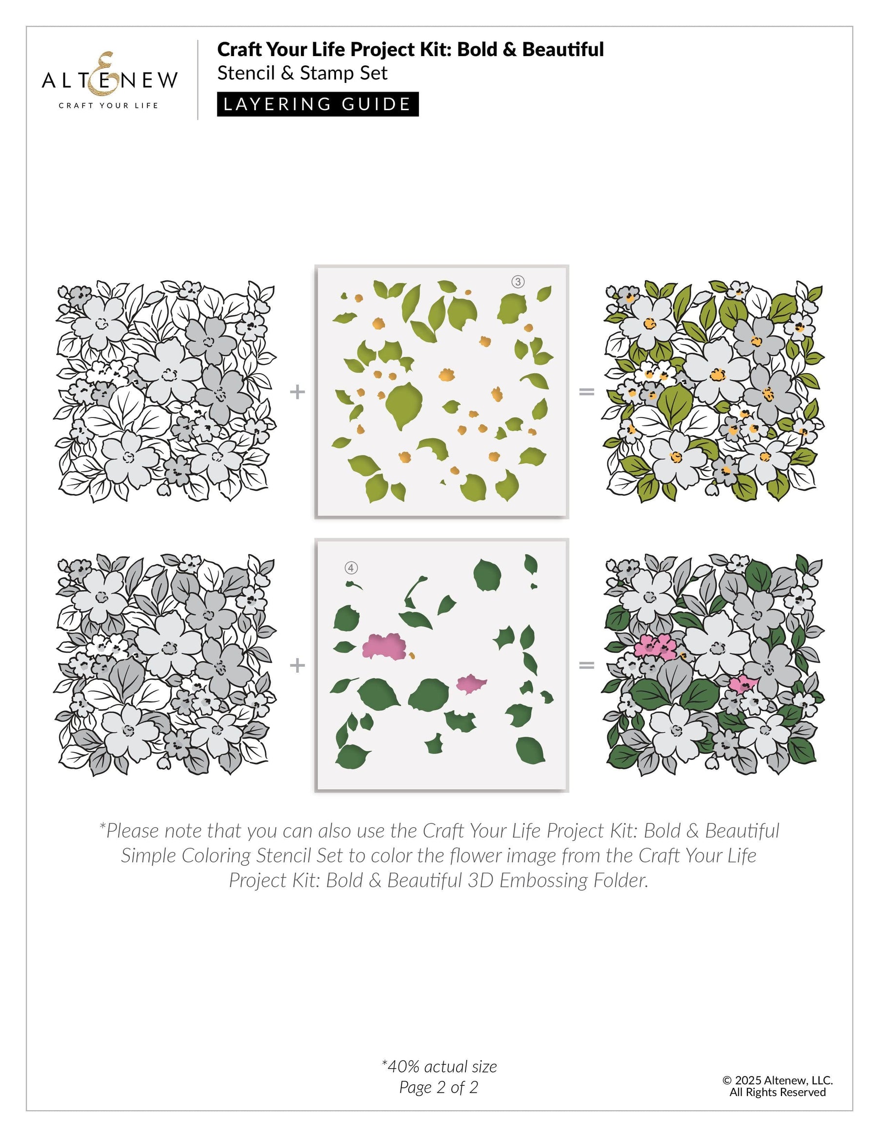 Craft Your Life Project Kit: Bold & Beautiful | Altenew
