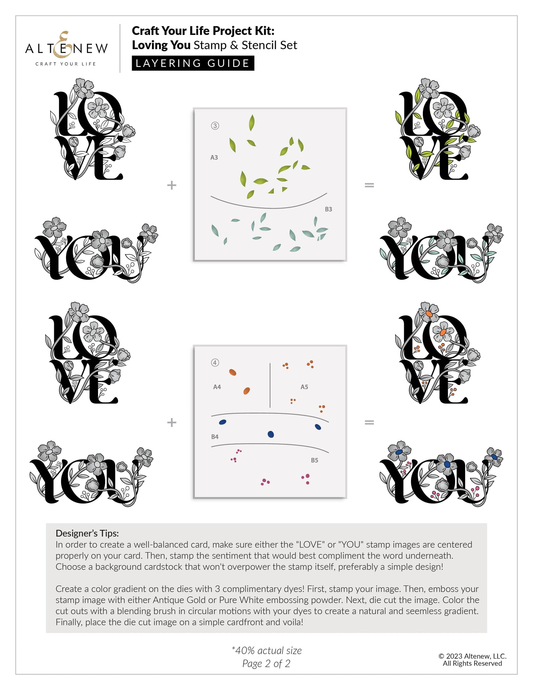Craft Your Life Project Kit: Loving You | Altenew
