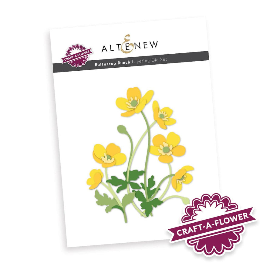 Craft-A-Flower: Buttercup Bunch Layering Die Set | Altenew
