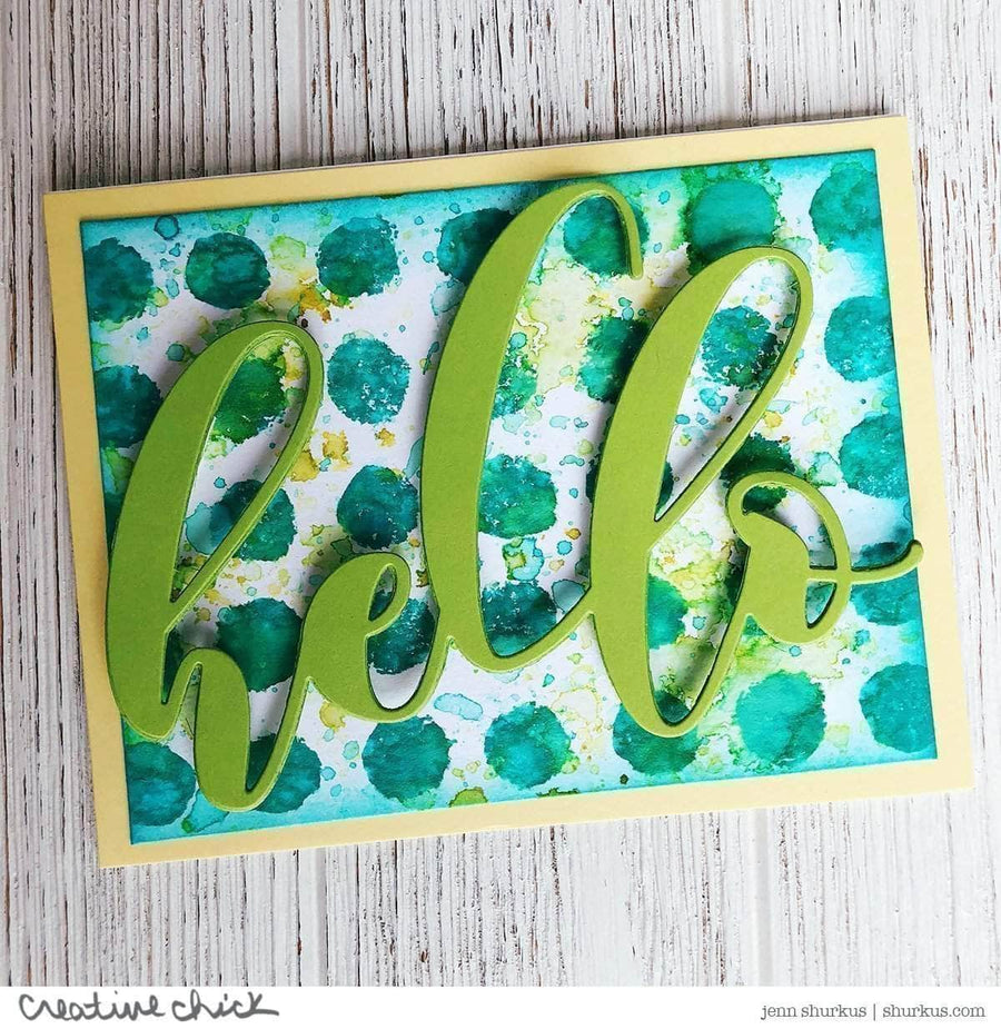 Mega Hello Die | Large Die for Cards & Crafts - Altenew