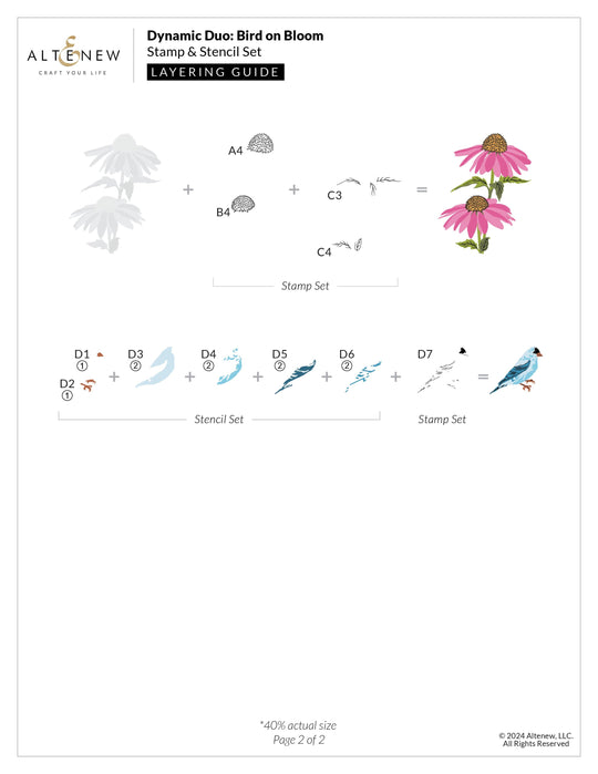 Dynamic Duo: Bird on Bloom & Add-on Die Bundle | Altenew