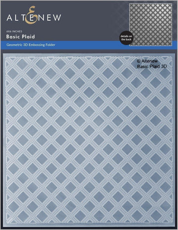 Basic Plaid 3D Embossing Folder | Altenew