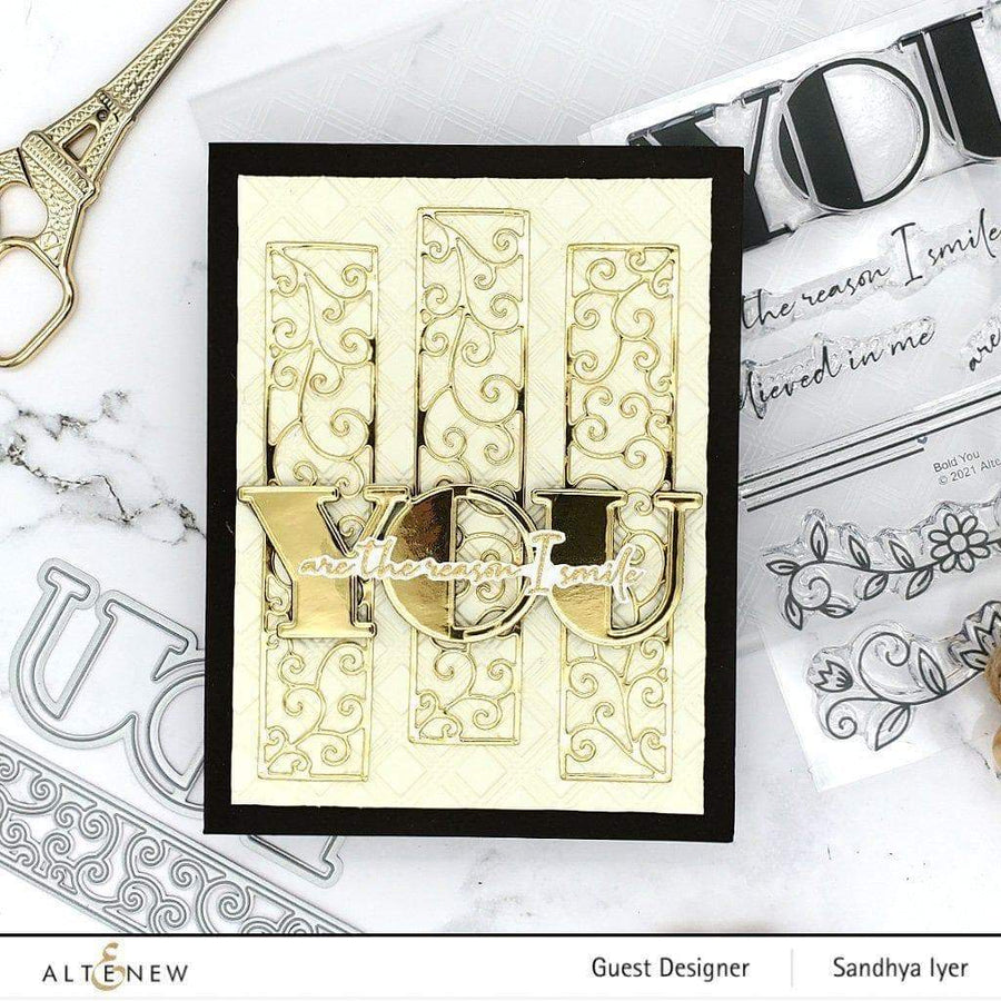 Basic Plaid 3D Embossing Folder | Altenew