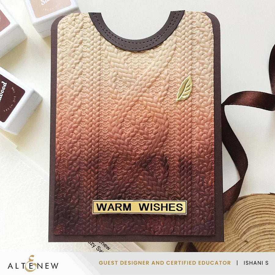 Cozy Sweater 3D Embossing Folder | Altenew