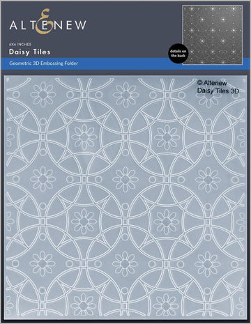 Daisy Tiles 3D Embossing Folder for Stunning Paper Crafts | Altenew