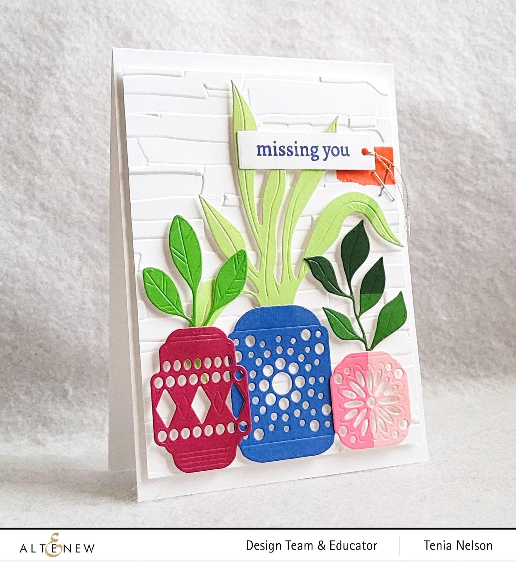 Masonry Wall 3D Embossing Folder | Altenew