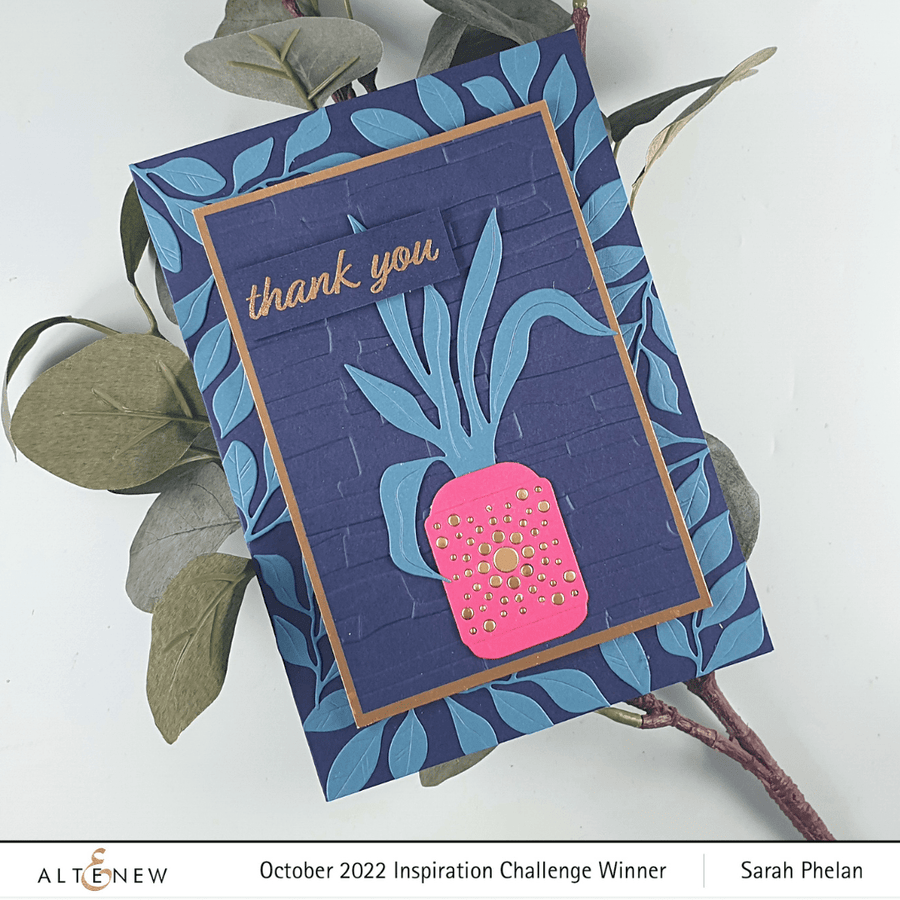 Masonry Wall 3D Embossing Folder | Altenew