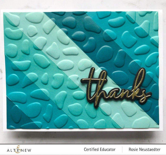 Organic Stones 3D Embossing Folder | Altenew