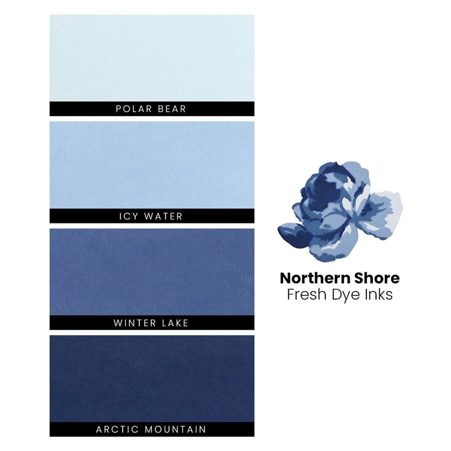 Northern Shore Fresh Dye Ink | Altenew Ink Bundle for Crisp Stamping