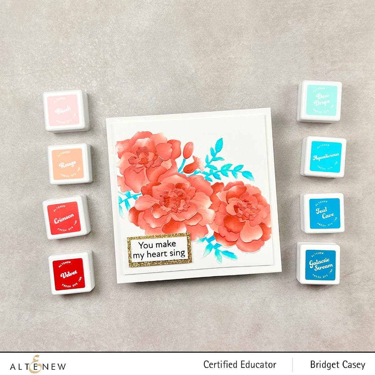 Red Sunset Fresh Dye Ink Mini Cube Set | Altenew
