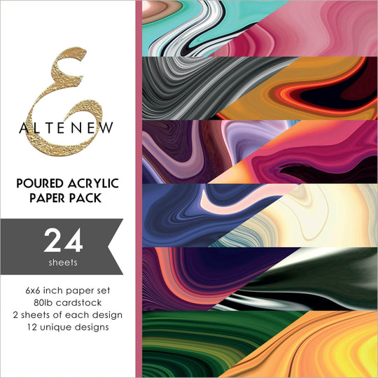 Poured Acrylic 6x6 Paper Pack | Altenew