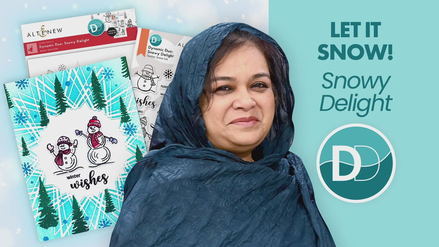 Dynamic Duo: Snowy Delight & Add-on Die Bundle | Altenew