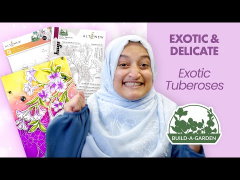 Build-A-Garden: Exotic Tuberoses & Add-on Die Bundle | Altenew
