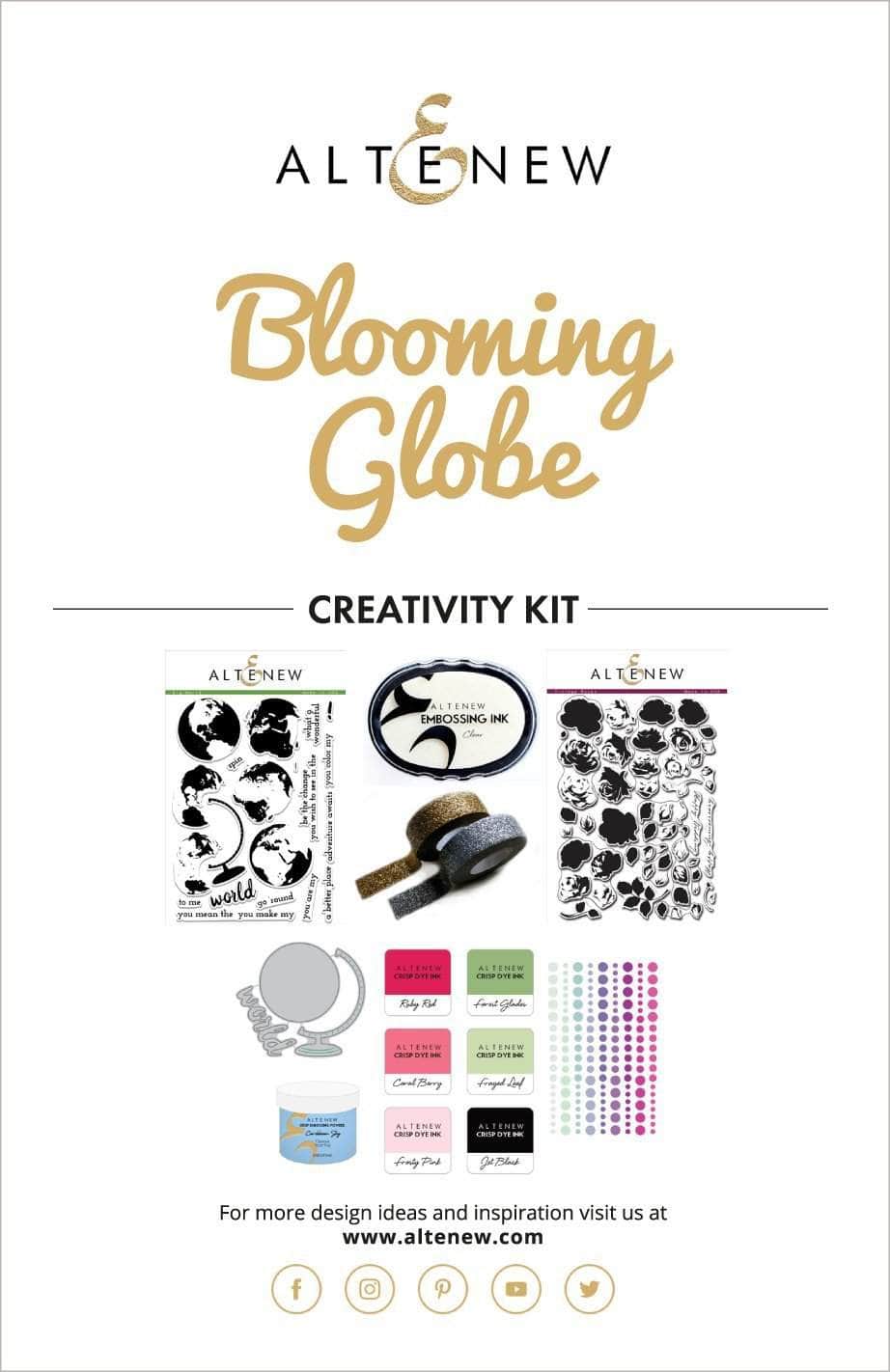 Blooming Globe Creativity Kit Inspiration Guide – Altenew