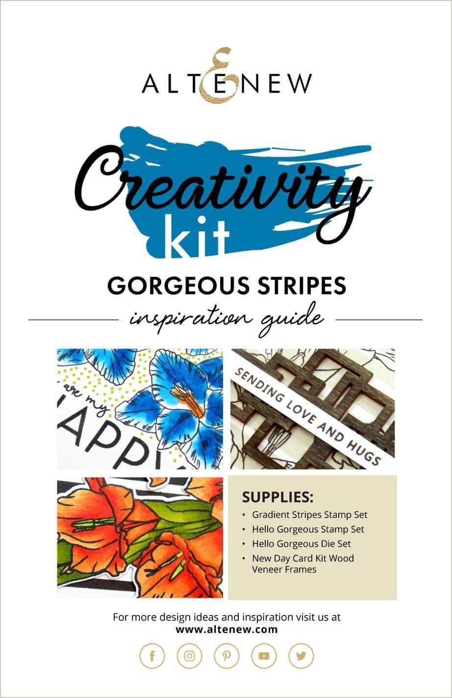 Gorgeous Stripes Creativity Kit Inspiration Guide – Altenew