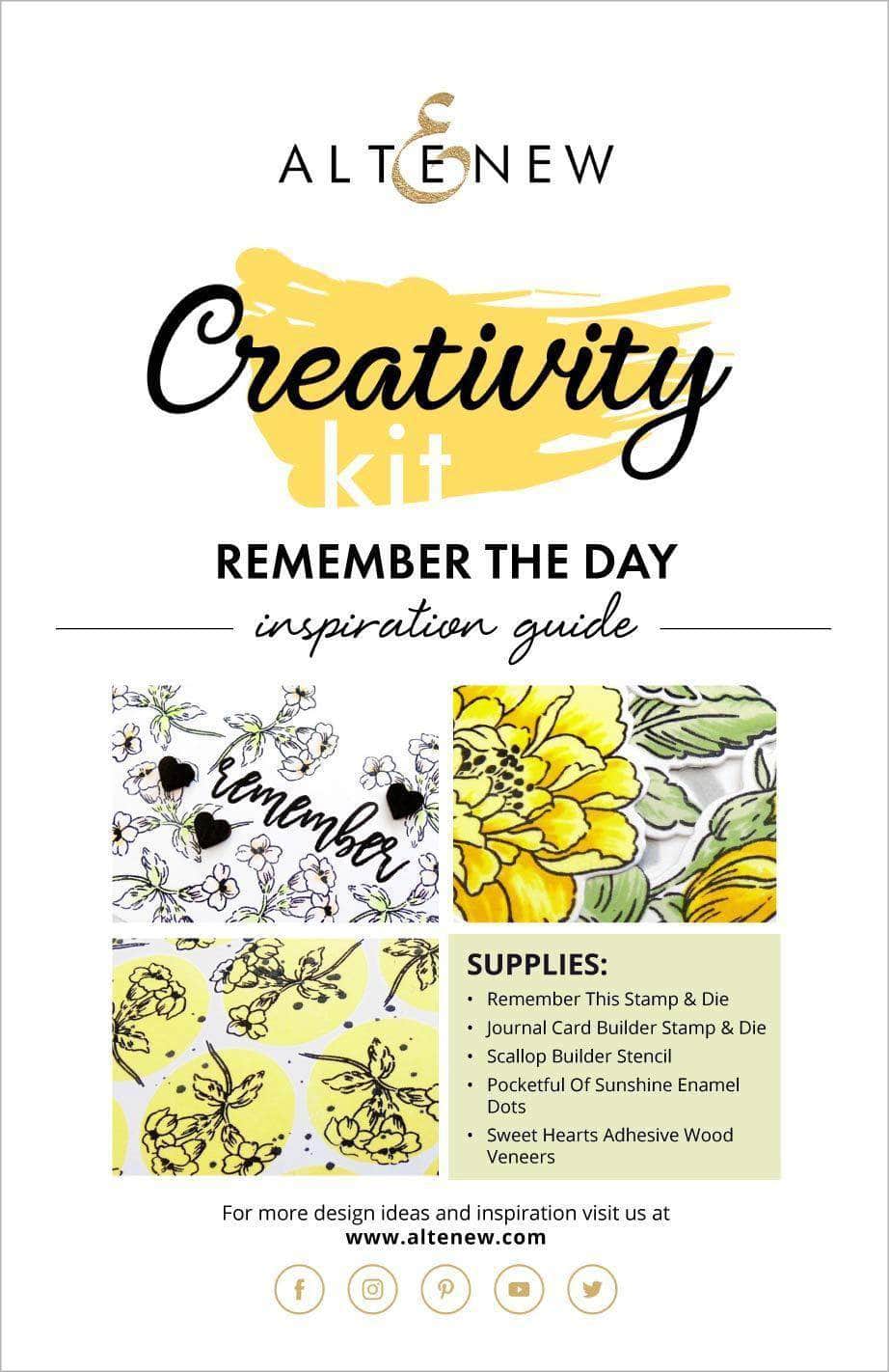 Remember The Day Creativity Kit Inspiration Guide – Altenew