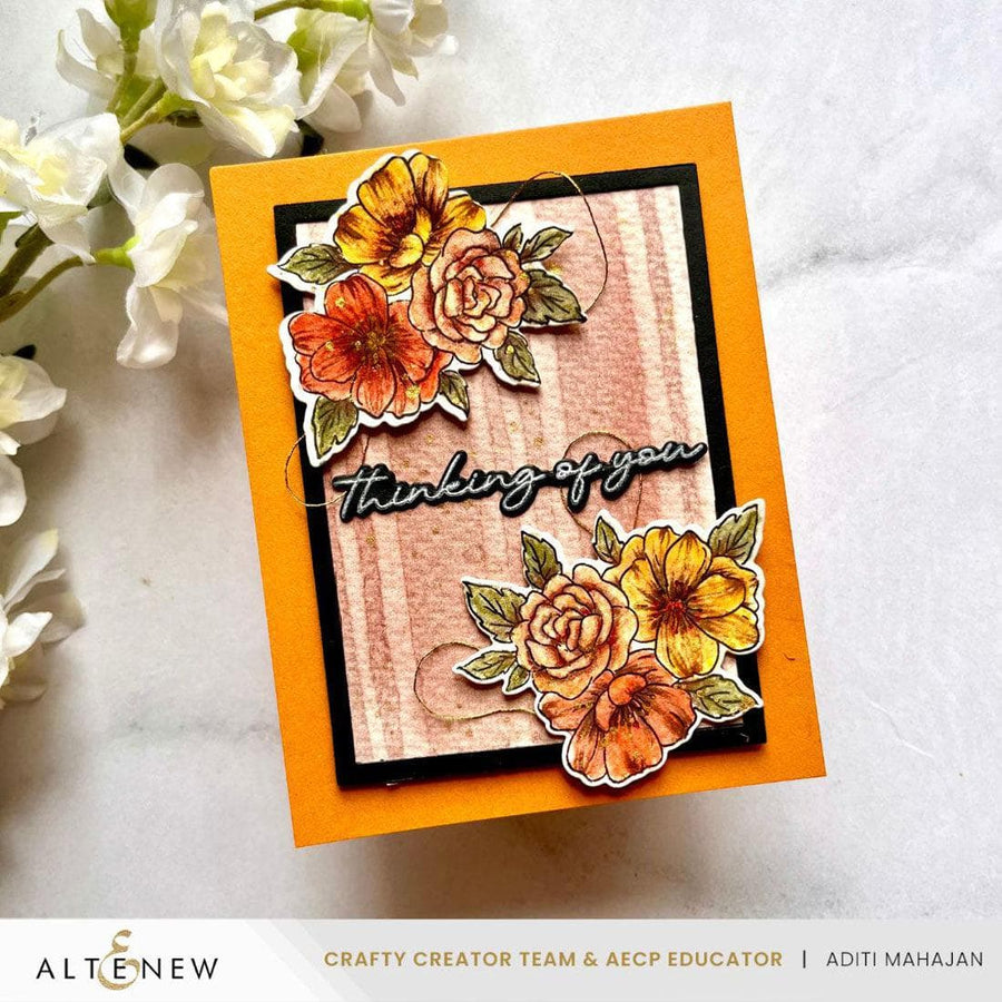 Stamp & Paint: Charming Clusters - Floral Stamp & Die Bundle | Altenew
