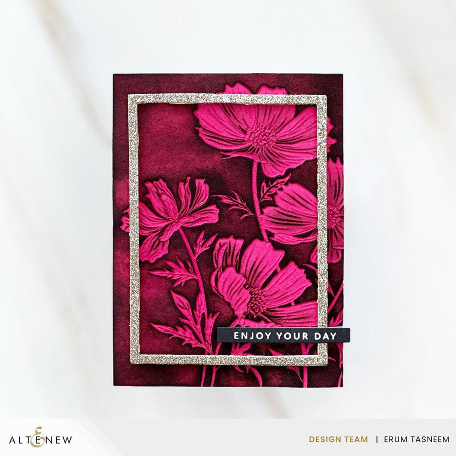 Dancing Cosmos: Stencil & Embossing Folder Bundle | Altenew