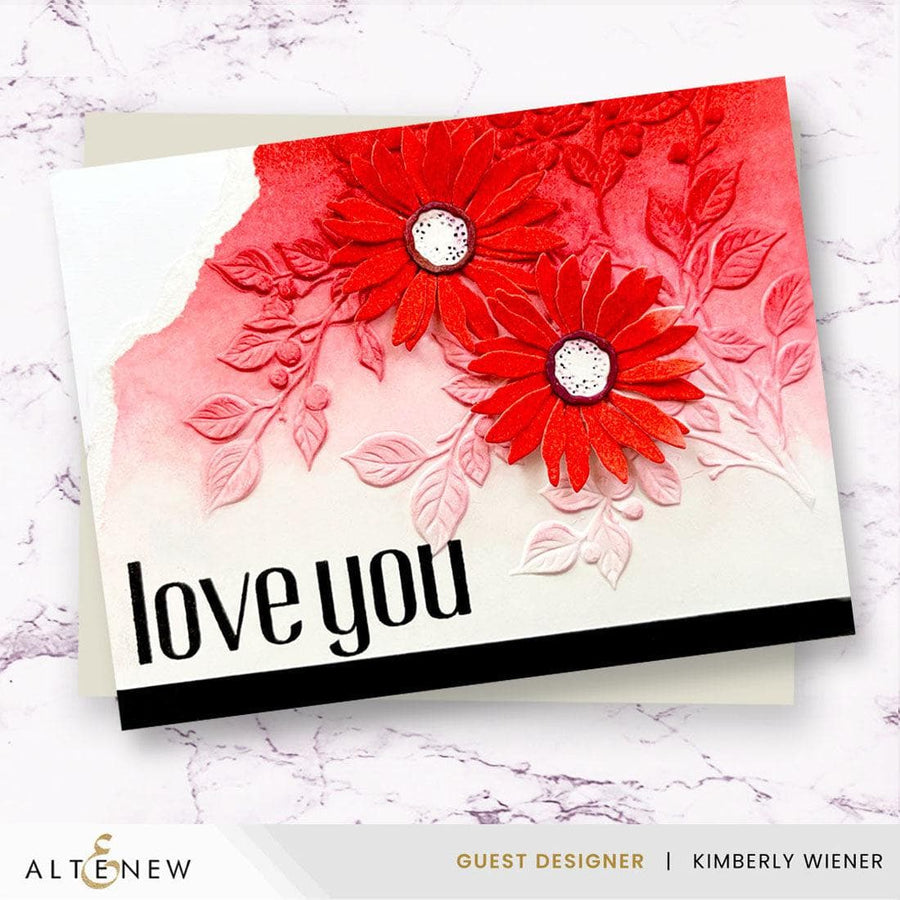 Lush Berry Branch: Embossing Folder & Stencil Bundle | Altenew