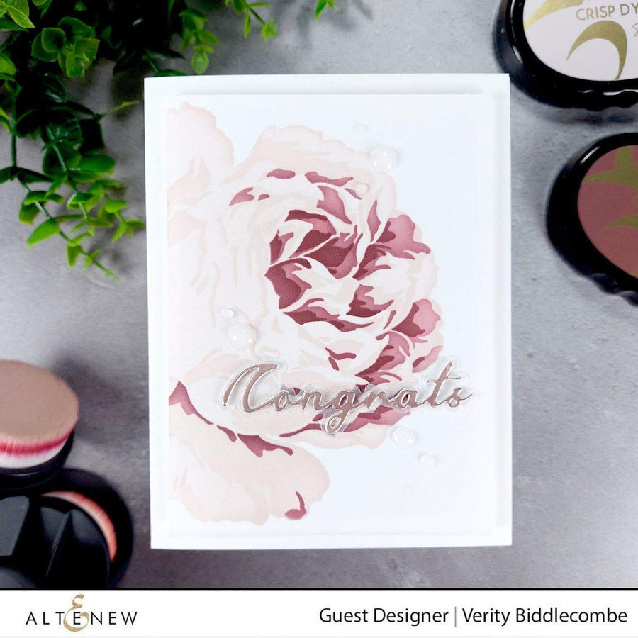 Gilded Rose Layering Stencil Set (4 in 1) | Altenew