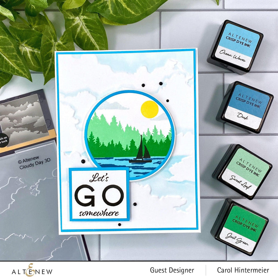 Let's Go Simple Coloring Stencil | Altenew