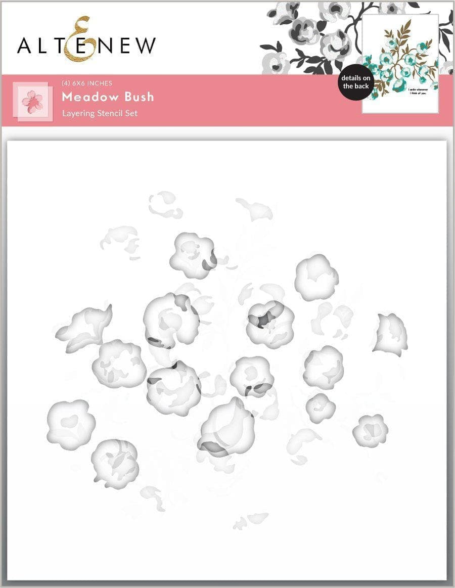 Meadow Bush Layering Stencil Set (4 in 1) | Altenew