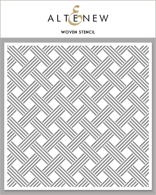 Woven Stencil | Altenew - Easy Woven Design for Paper Crafts