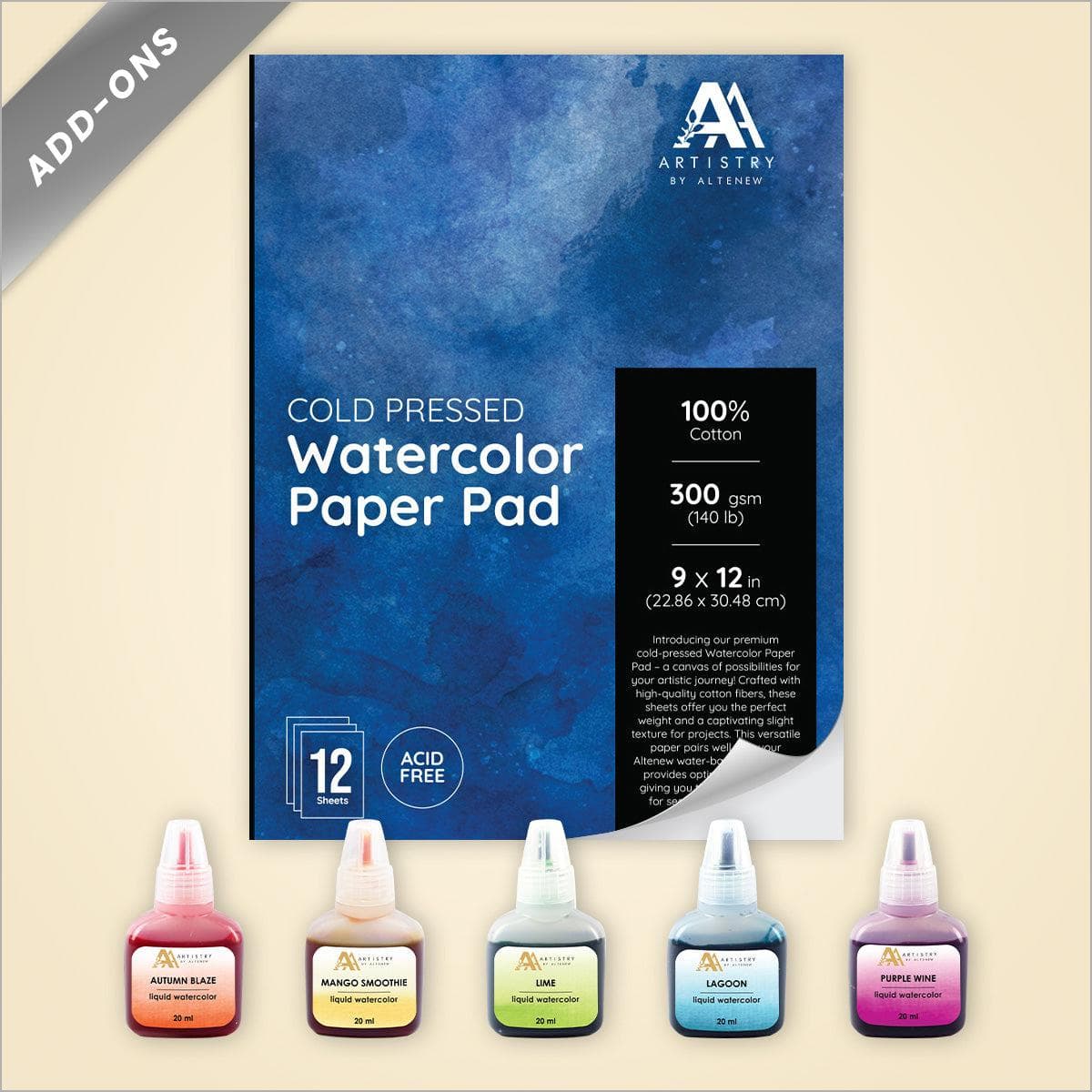 Exploring Mixed Media Add-on Watercolor Bundle – Altenew